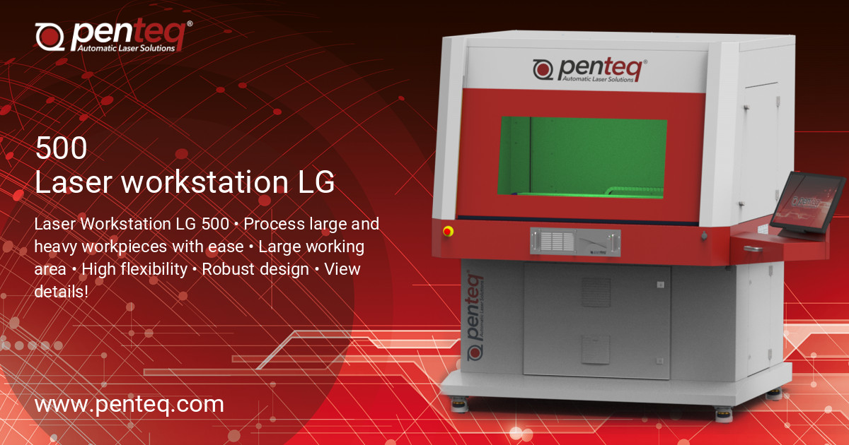 Laser Workstation LG 500 For Large Components & Pallets - penteq.com